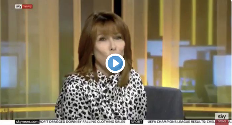 Kay Burley empty chairs James Cleverly as he fails to turn up for ...